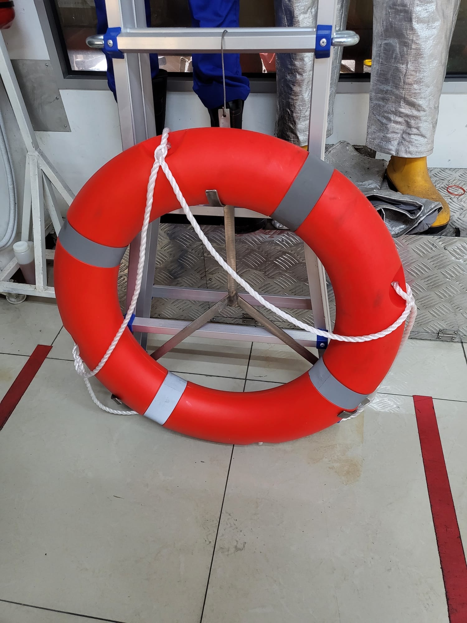Safety Saving Swimming Pool Life Buoy with Reflective Strip | Model: L