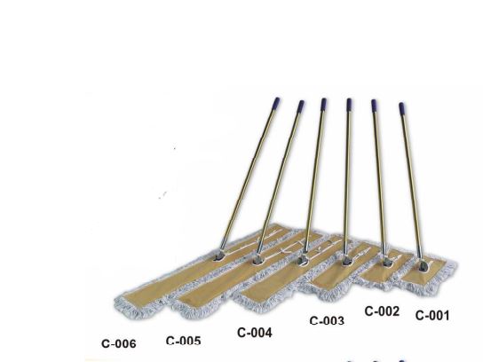 Luxury Lobby Mop Set 16,24,36" C/W 1.25M Stick (Yellow) | Model : MOP-