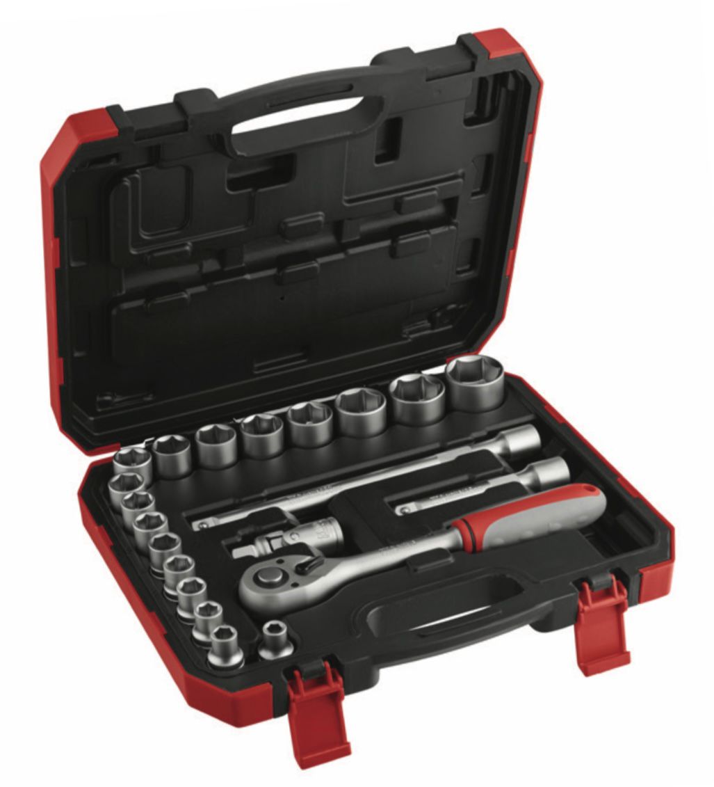 M10 1/2" Dr Socket Set 418M - Singapore | Model : 003-004-418