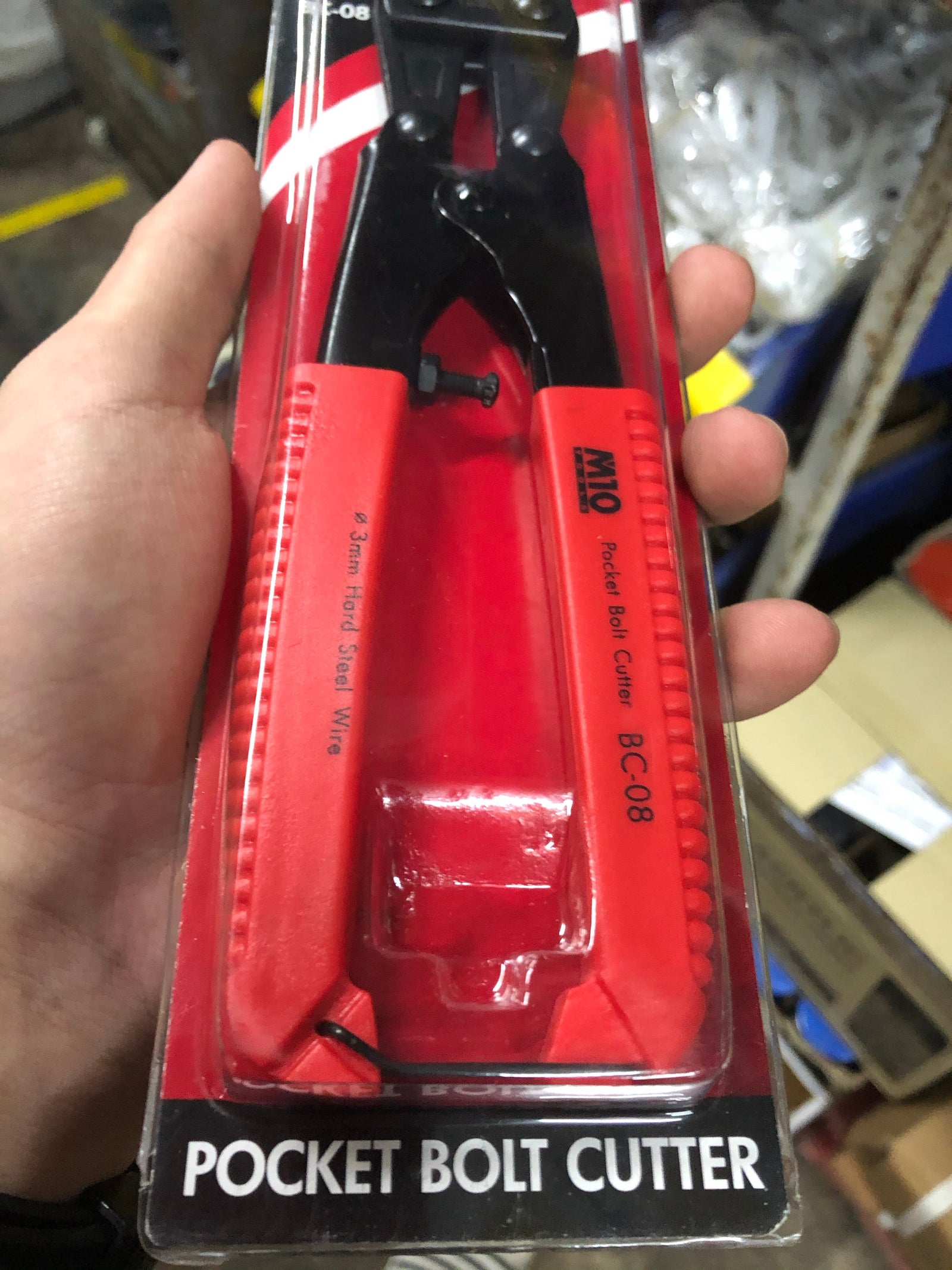 M10 Pocket Bolt Cutter 3mm Hard Steel Wire | Model : 009-035-08 (BC-08