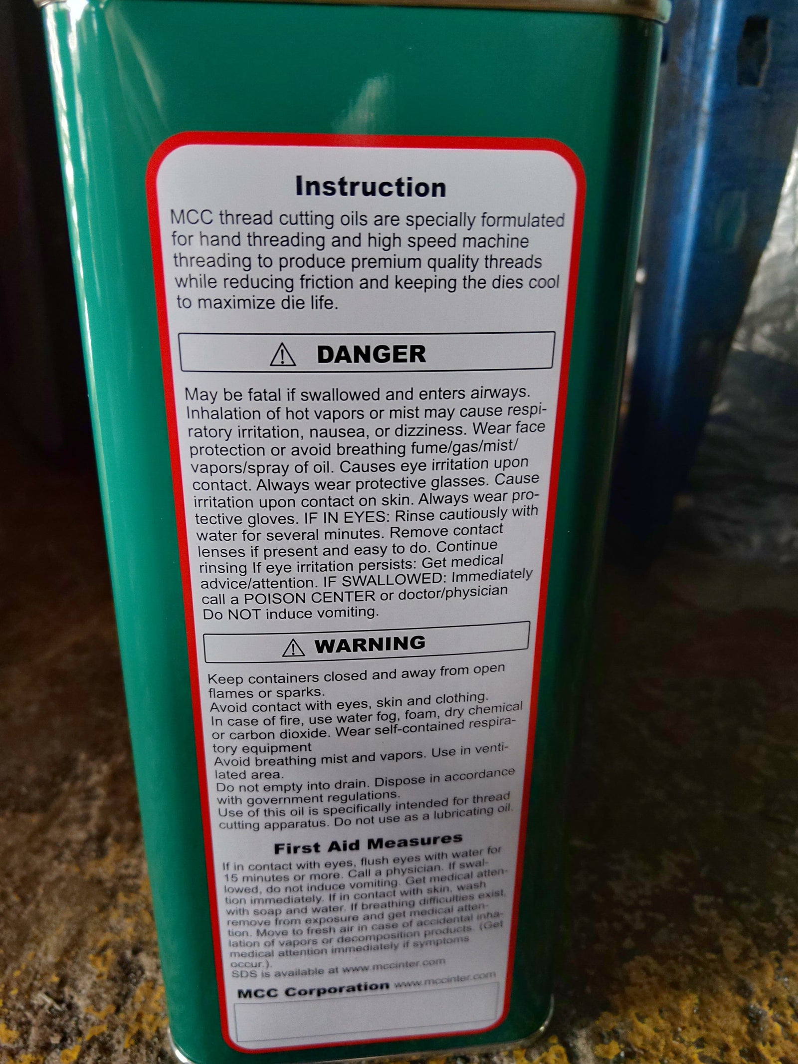 MCC 800 Threading Machine 3" | Model : MCC-MCC800