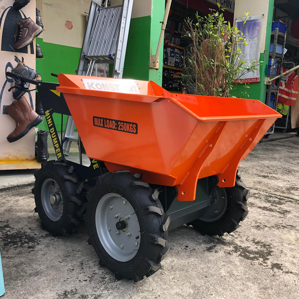 Mini Dumper 4WD Chain Drive Gasoline Type 250kg | Model : KT-MD250C