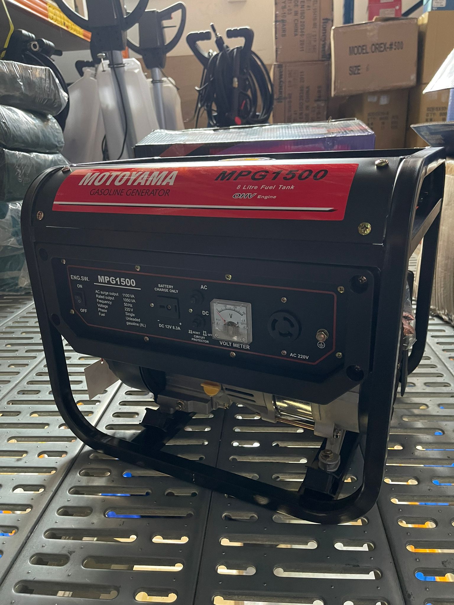 Motoyama Gasoline Generator 87cc 4stroke 1KVA 220V | Model : MPG1500