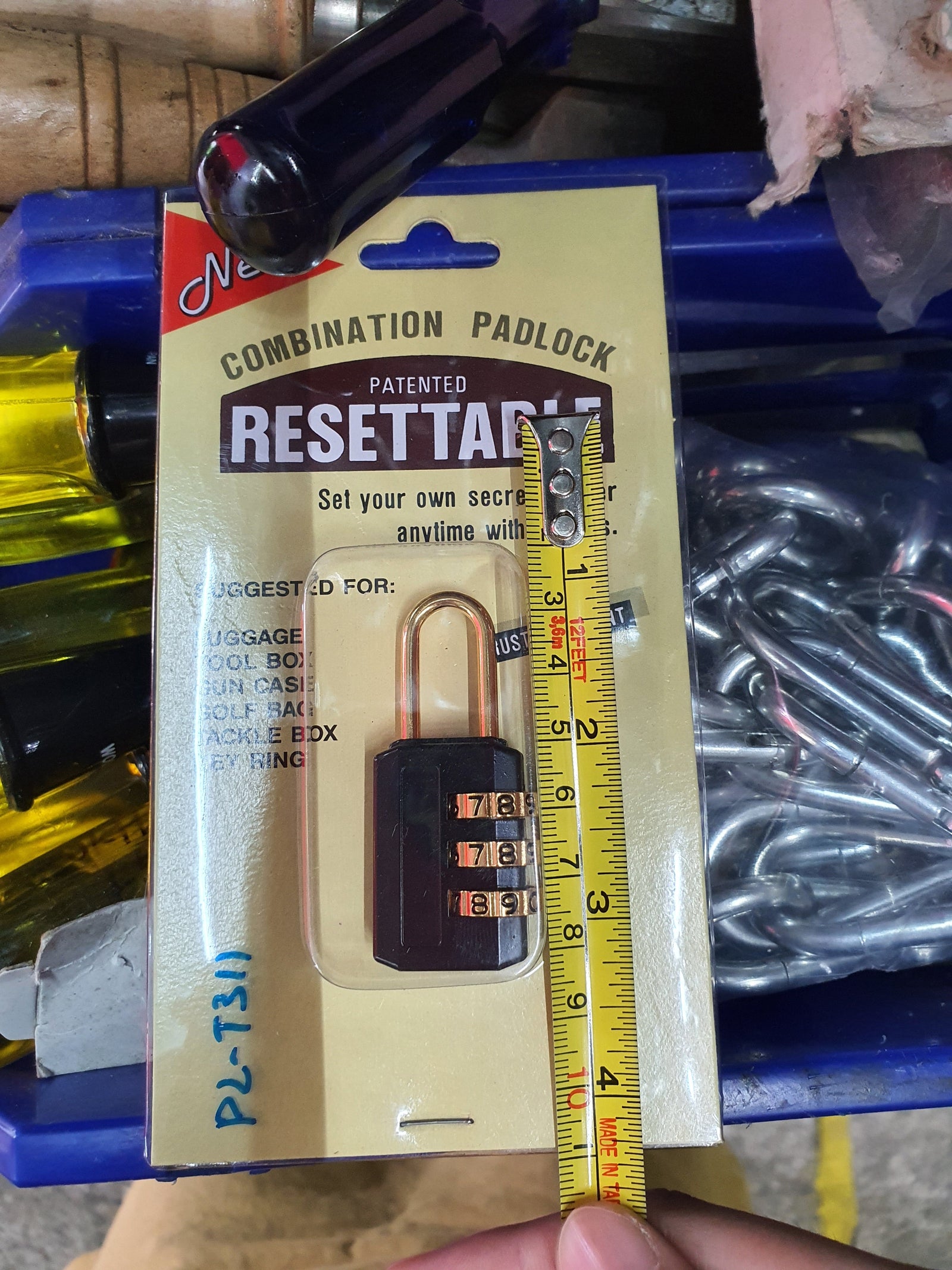 New Taiwan Resettable Lock #311 | Model : PL-T311