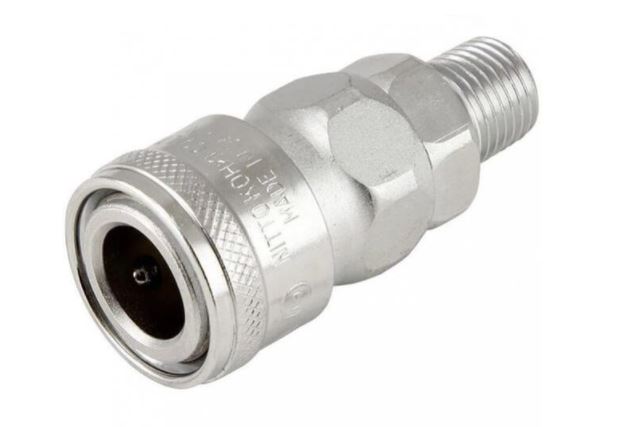 Nitto Kohki Hi Coupler (Quick Coupling) Pneumatic Air Connection (Japa