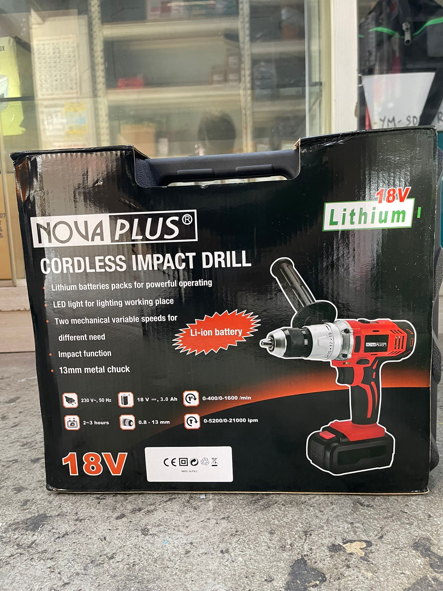 Nova Plus (Novaplus) 18V 1/2" Hammer Drill (Impact Drill) | Model : NP