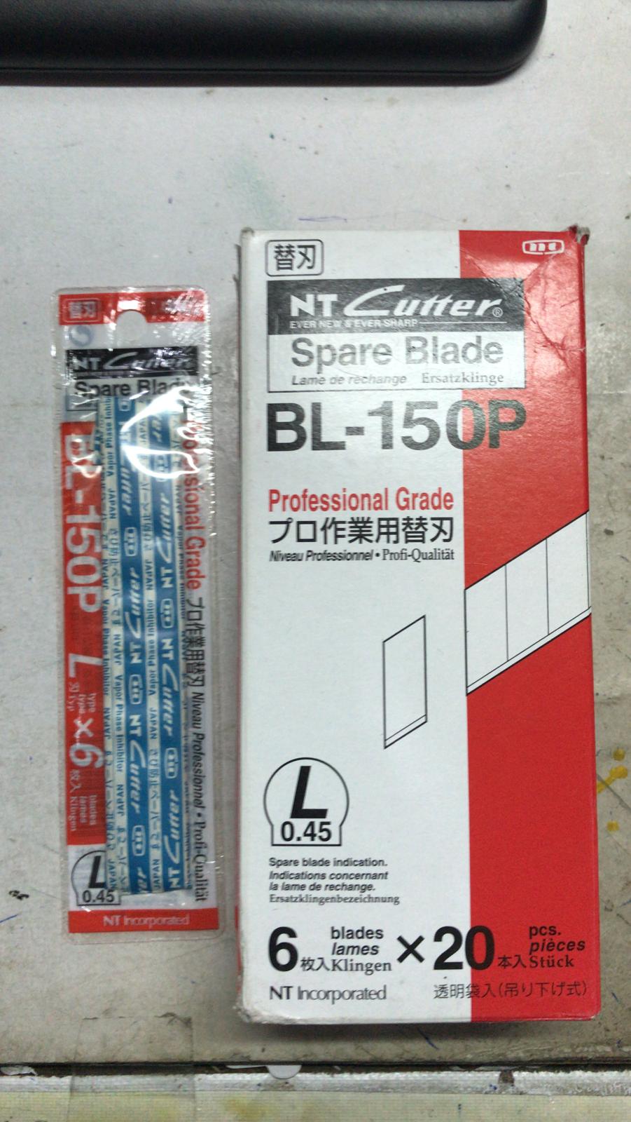 NT Cutter Spare blade Heavy Duty BL-150P (6 Blades / Pkt) | Model : PK