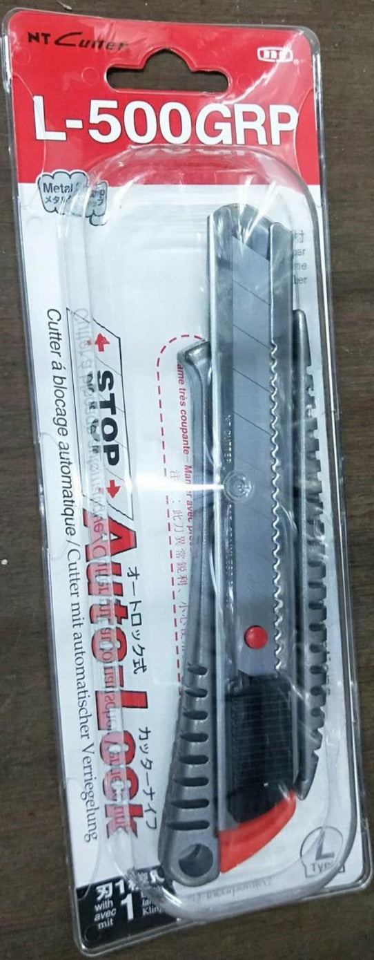 NT Cutter Aluminium Pen Knife | Model : PK-L500GRP