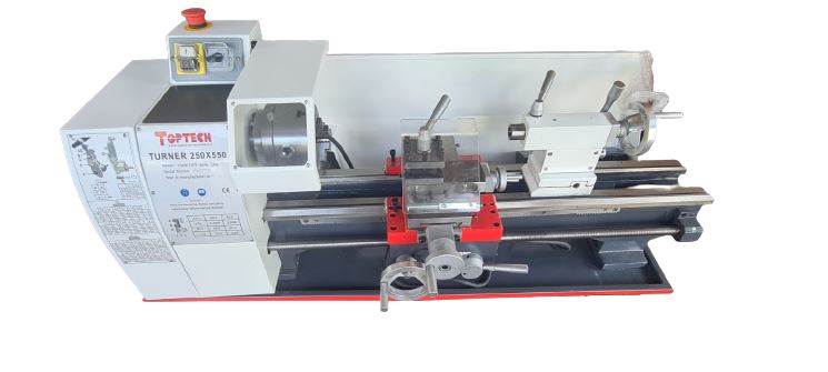 Toptech 230V Mini Lathe 50HZ 1PH | Model : TURNER-250F