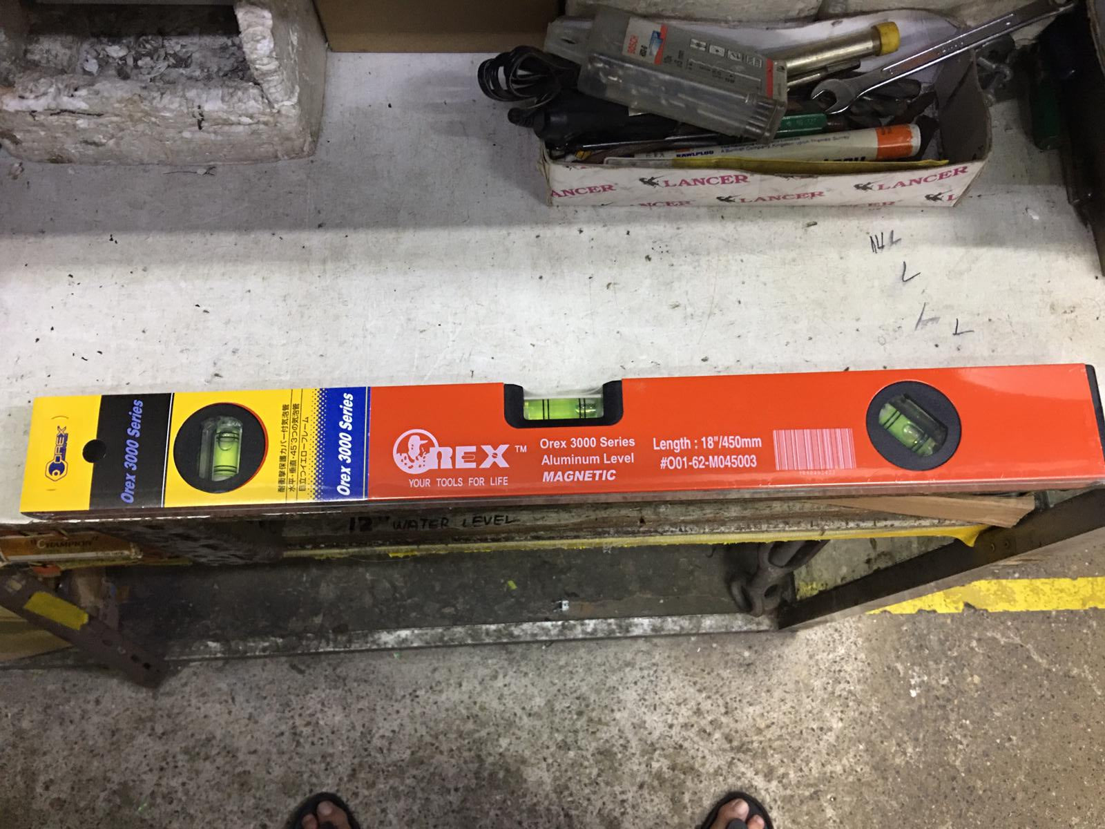 Orex Magnetic Alum Level 3V 18" | Model : LEVEL-OM18