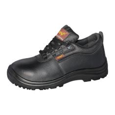 OSP Safety Shoes Low-cut black split leather with string | Model : OSP