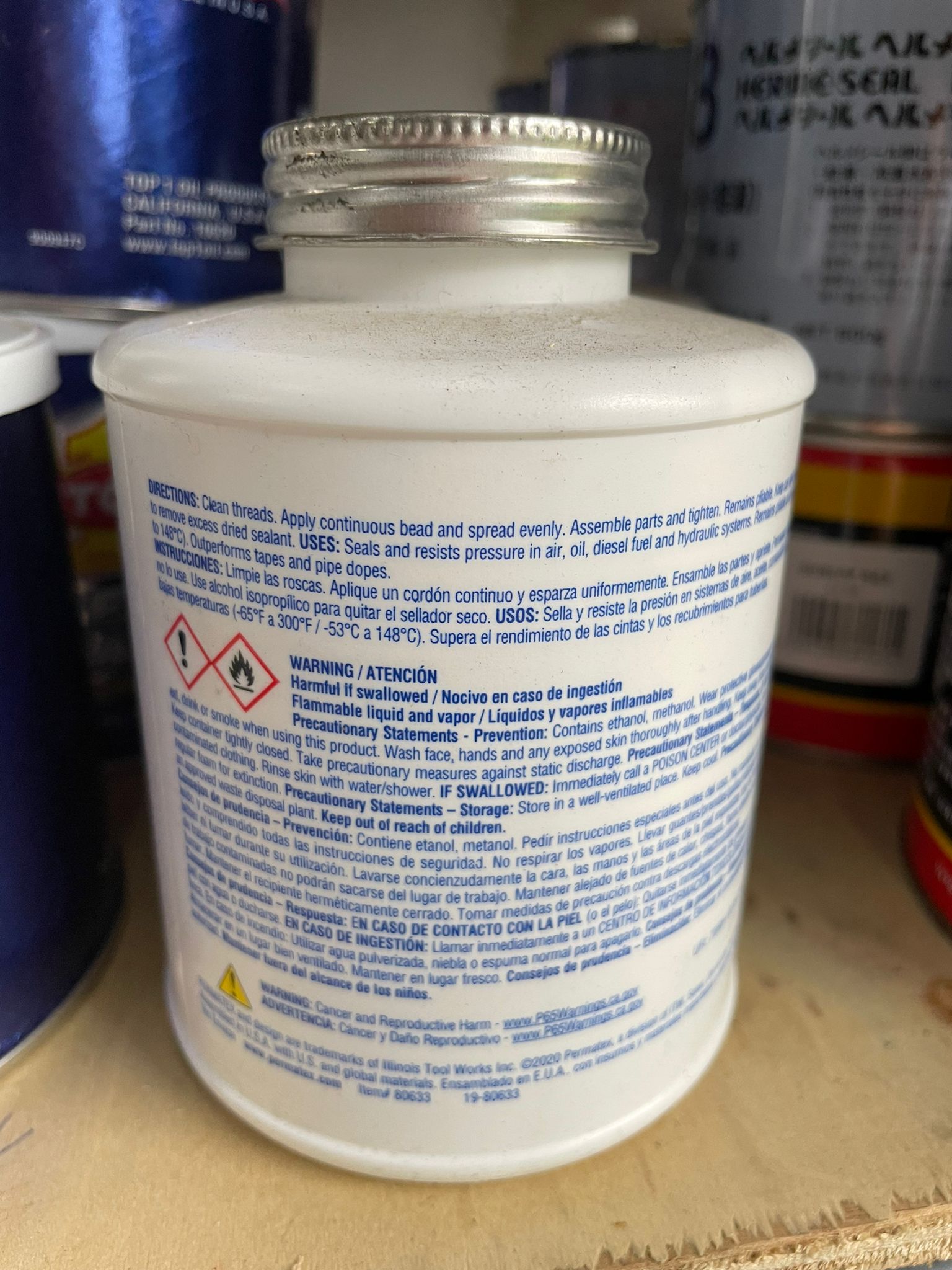 Permatex Thread Sealant PST Pipe 473ml #80633 | Model : PERM-80633