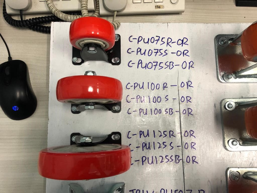 PU Castor Wheel 3" 4" 5" | Model : C-PU