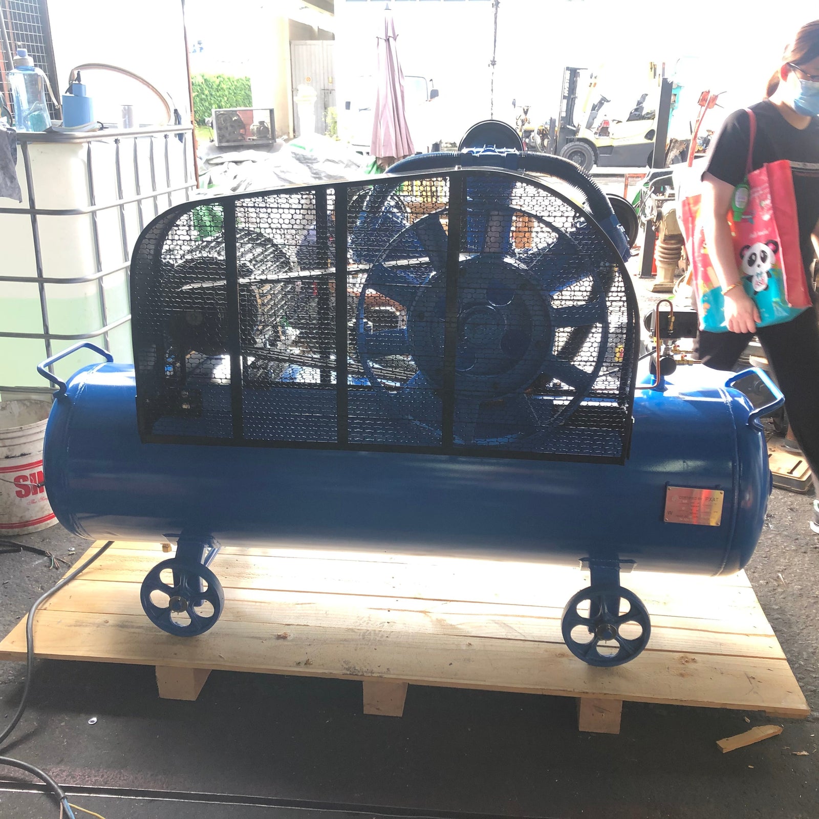 Puma 10Hp 285L 3 Phase 415V 50Hz Piston & Belt Air Compressor Ie3 #Pk1