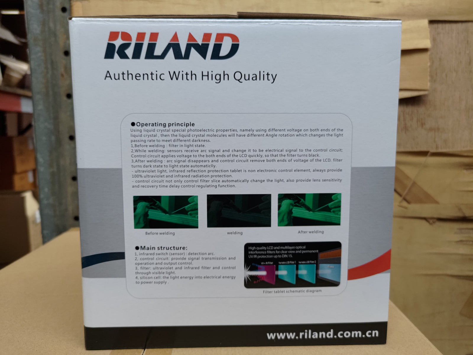 RILAND Auto Darkening Welding Helmet | Model : HS2-X601