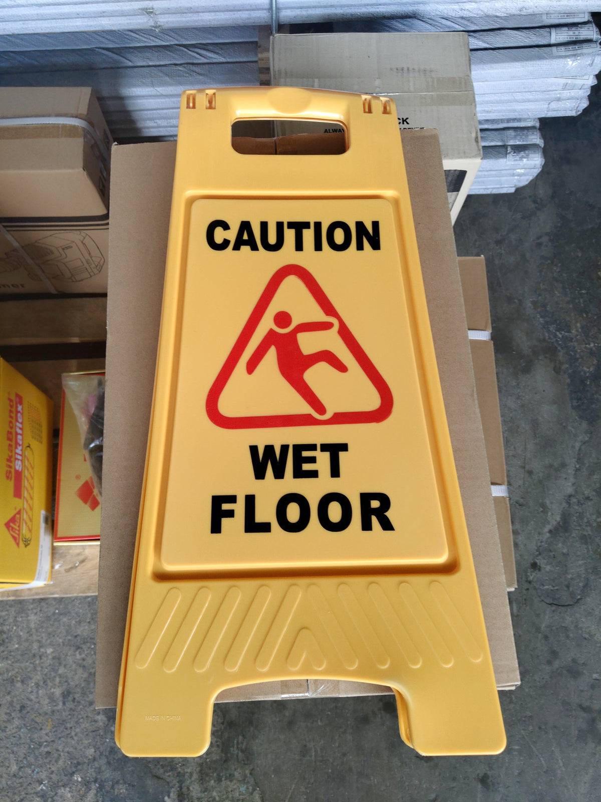 Caution Work In Progress Floor Sign 5s Today