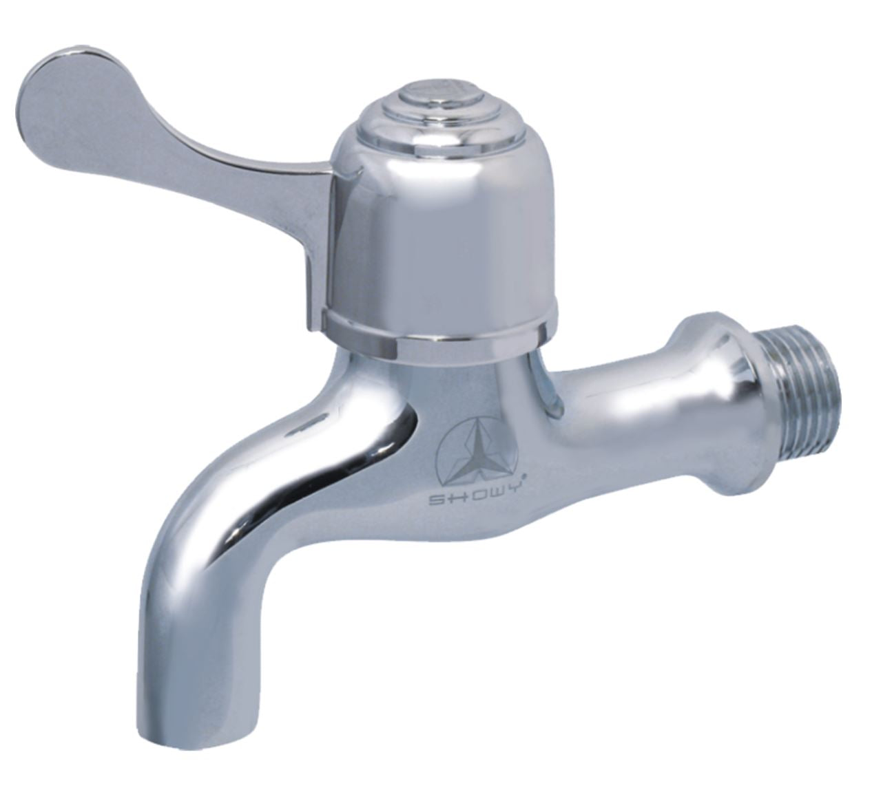 Showy 1/2" Single Lever Quarter Turn 100mm Bib Tap | Model : SHOWY-606