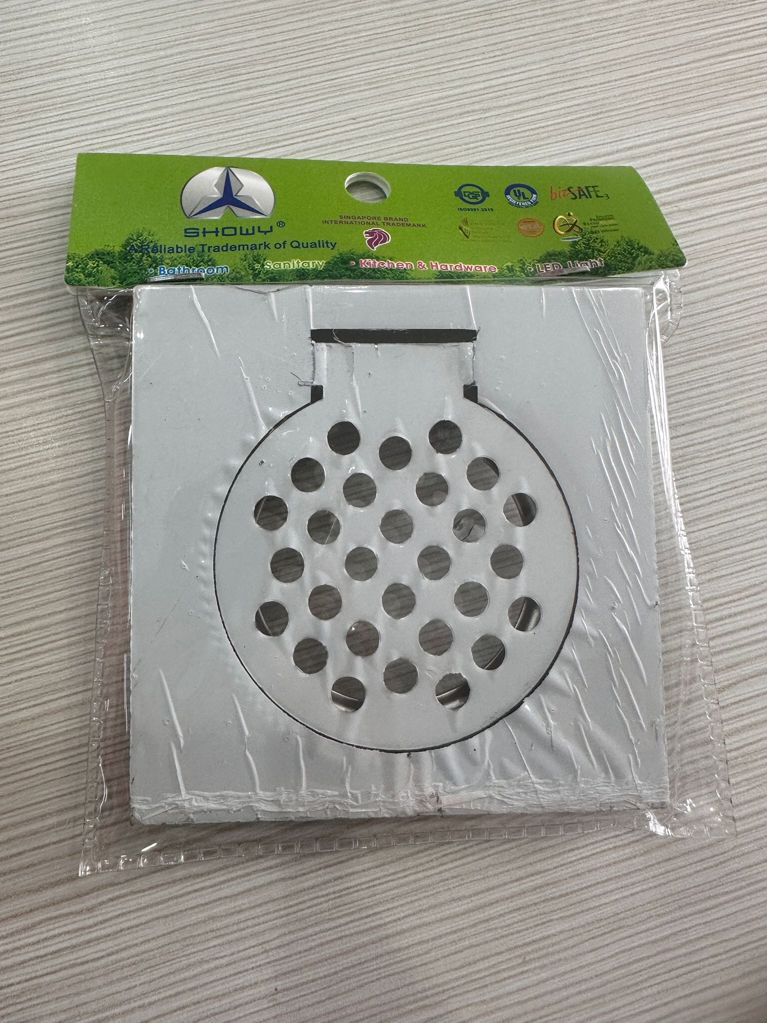 Showy 4"X4"X1mm Stainless Steel #304 Adaptable Square Grating Comes Wi