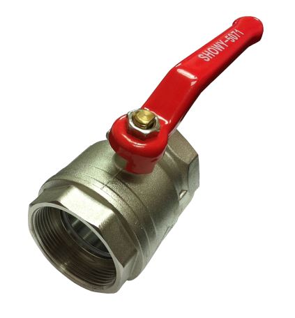 Showy Red Long Handle F/F Ball Valve 2" | Model : SHOWY-5071