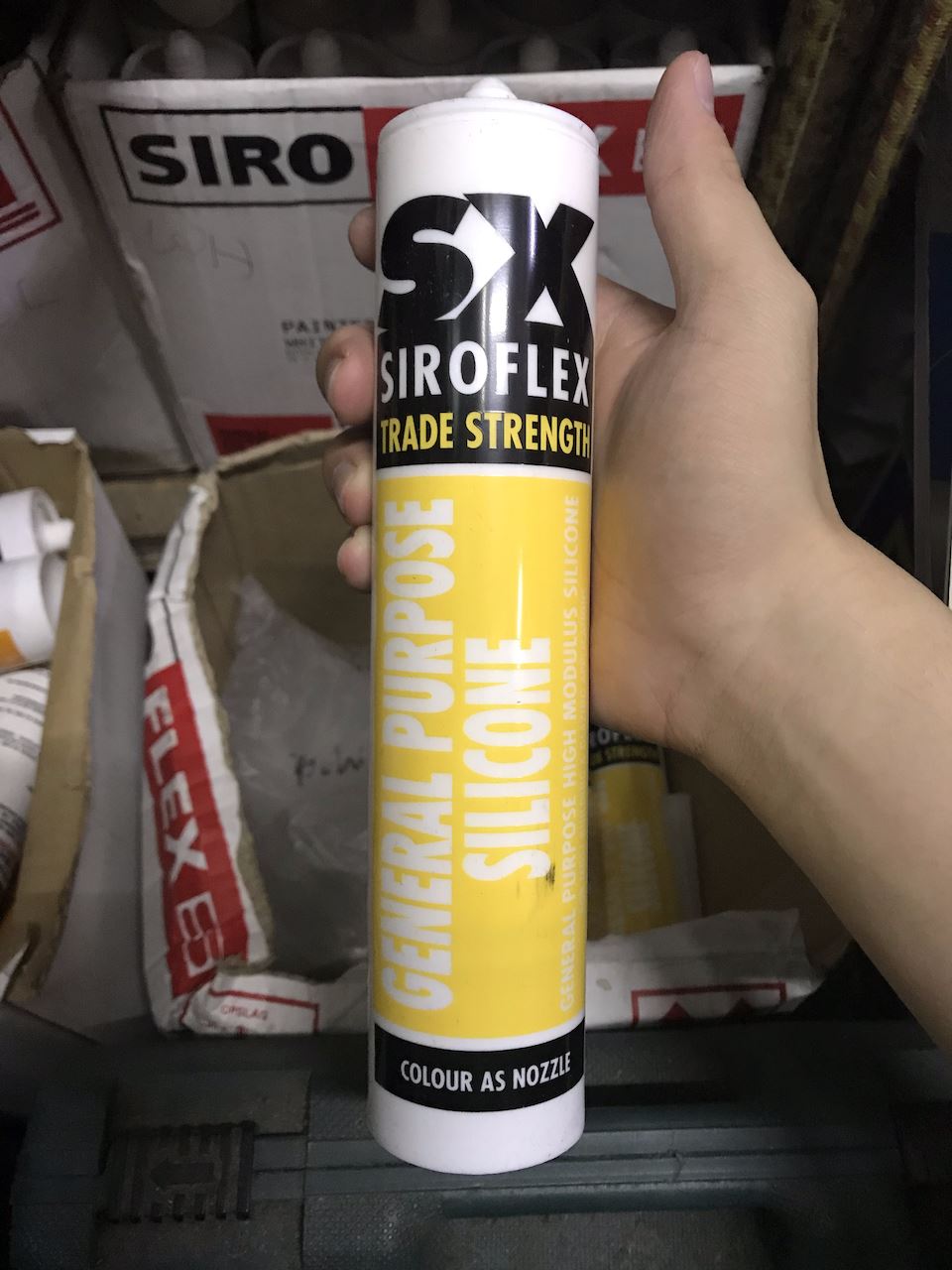 Siroflex Silicone 280ml | Colours : White, Clear, Grey