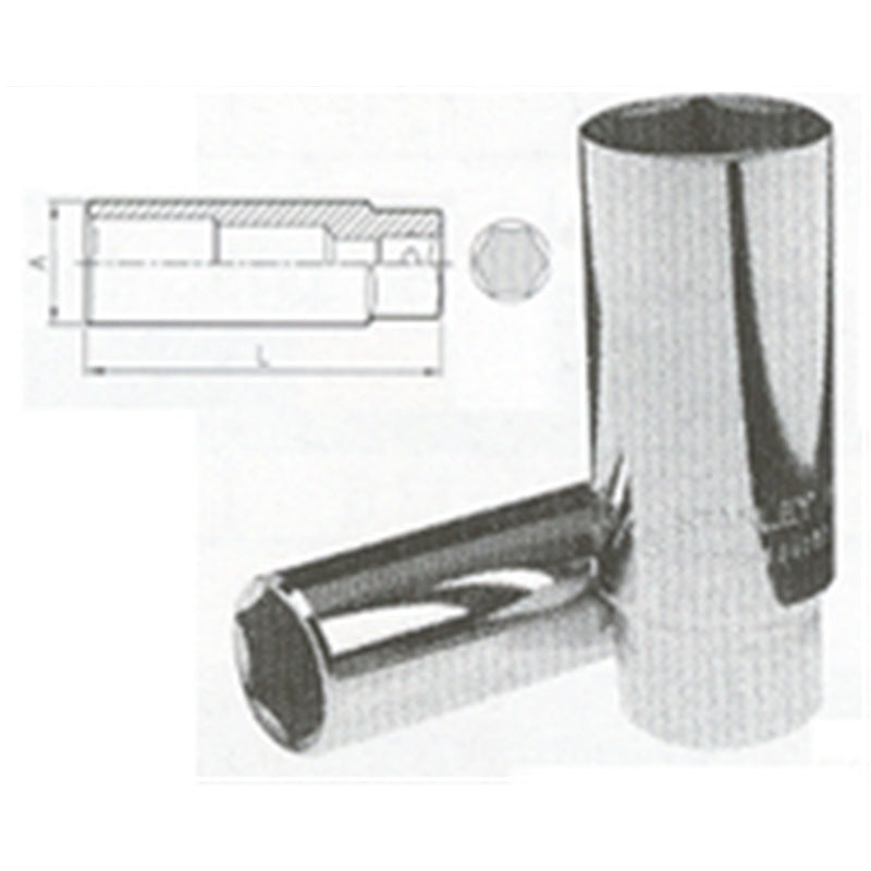 Stanley 1/2" Dr. 6pt Spark Plug Socket - Metric | Model : 86-583-1