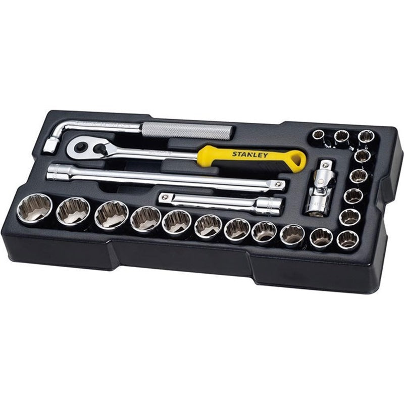 Stanley 23pc 1/2" Dr. 12pt Socket Module Set | Model : STMT74726-8