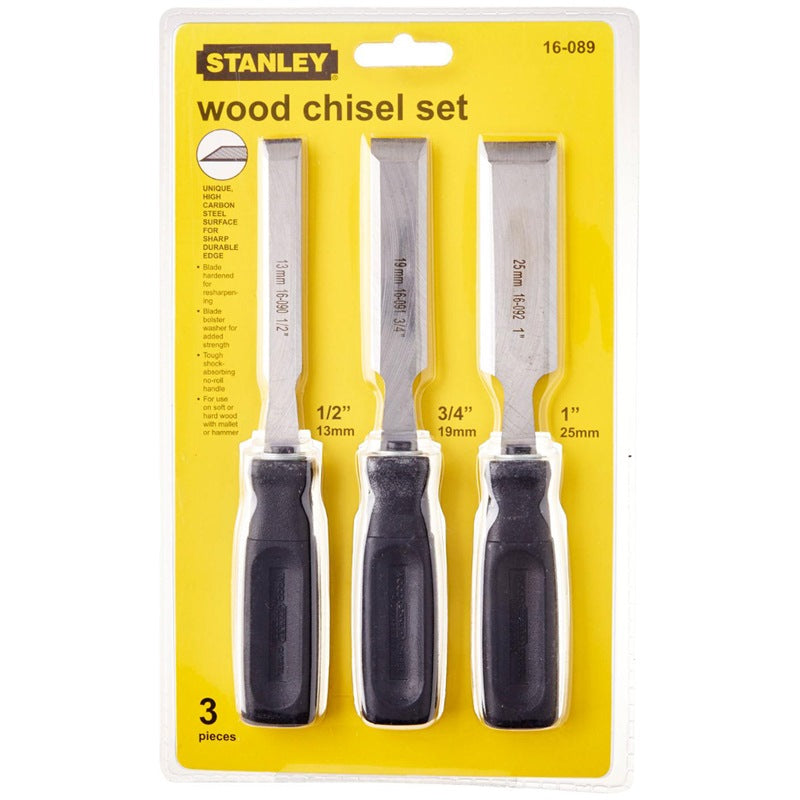 Stanley Chisel Set Wood 3pc | Model : 16-089