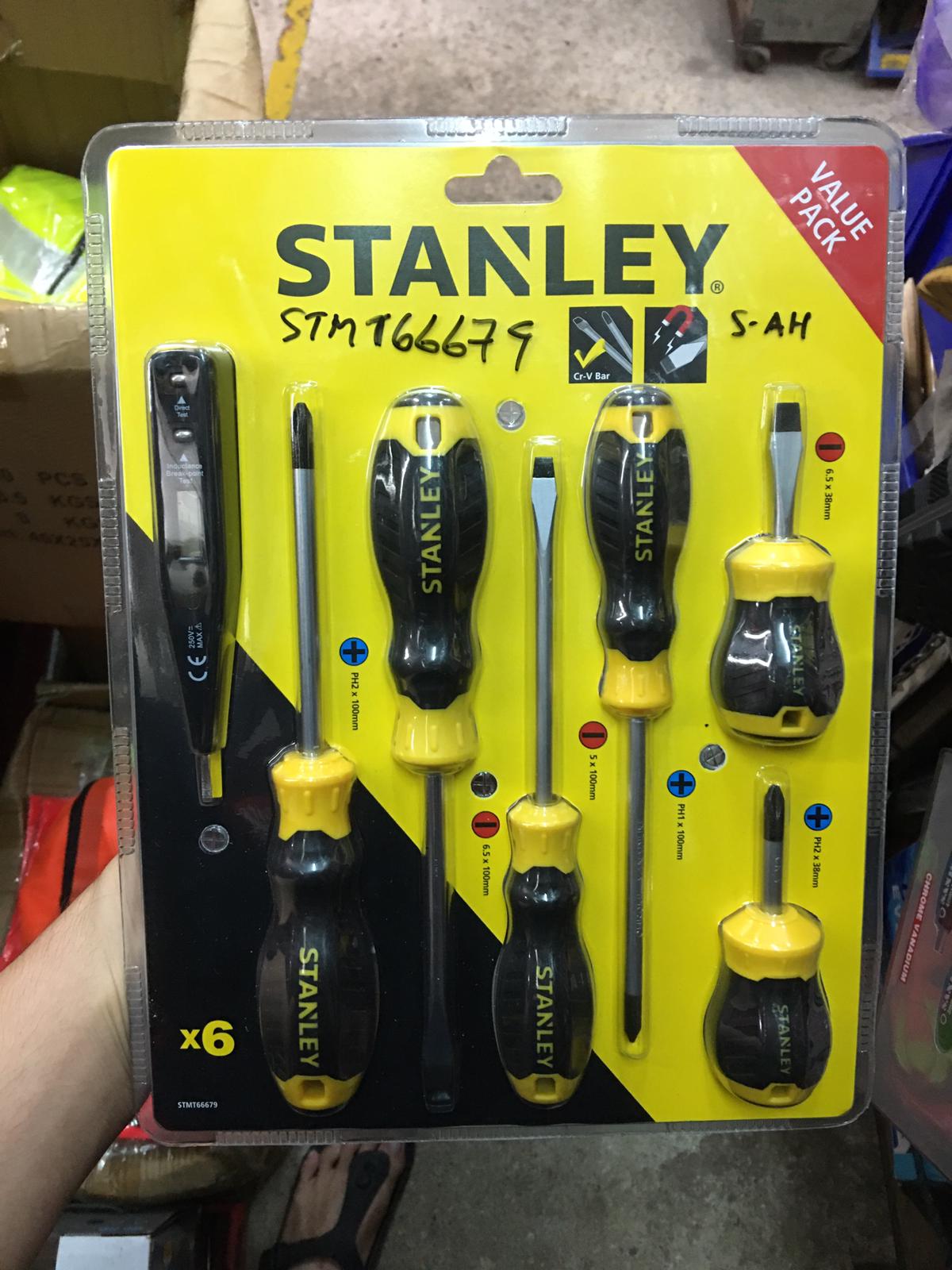 STANLEY Cushion Grip Screwdriver Set 6pc (Value Pack) #STMT66679 | Mod