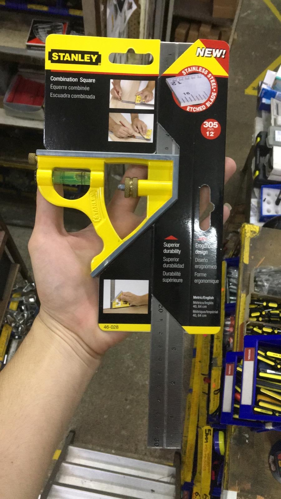 Stanley Die Cast Combination Square 12" | Model : 46028 (STY46028)