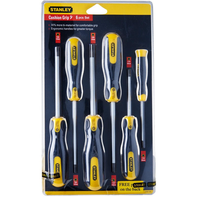 Stanley Torx Set 6pc | Model : 65-156-2 (Obsoleted) Replacement : STHT