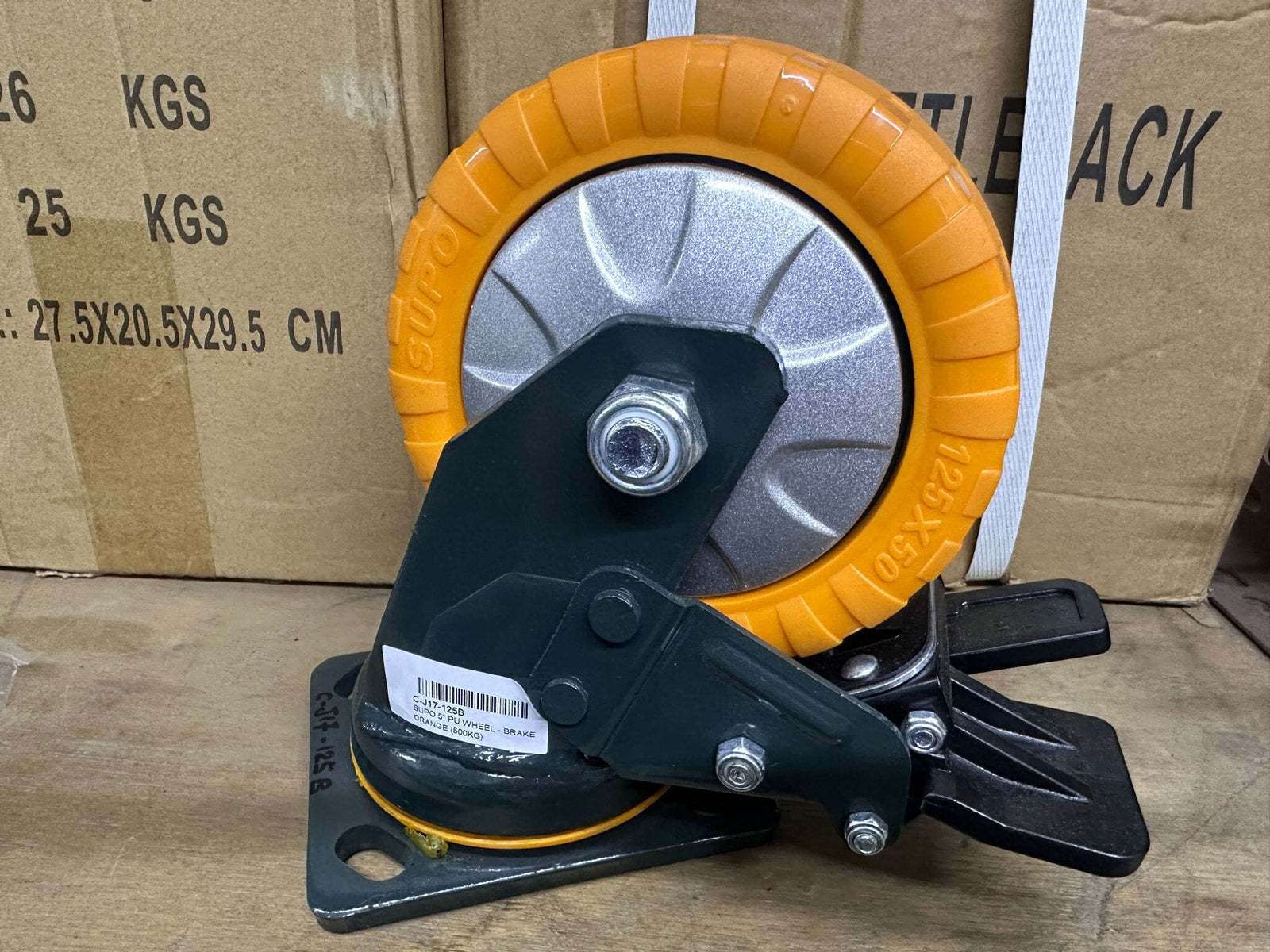 Supo Orange Wheel 2" - 8"| Model : C- | Type : Swivel , Brake or Rigid