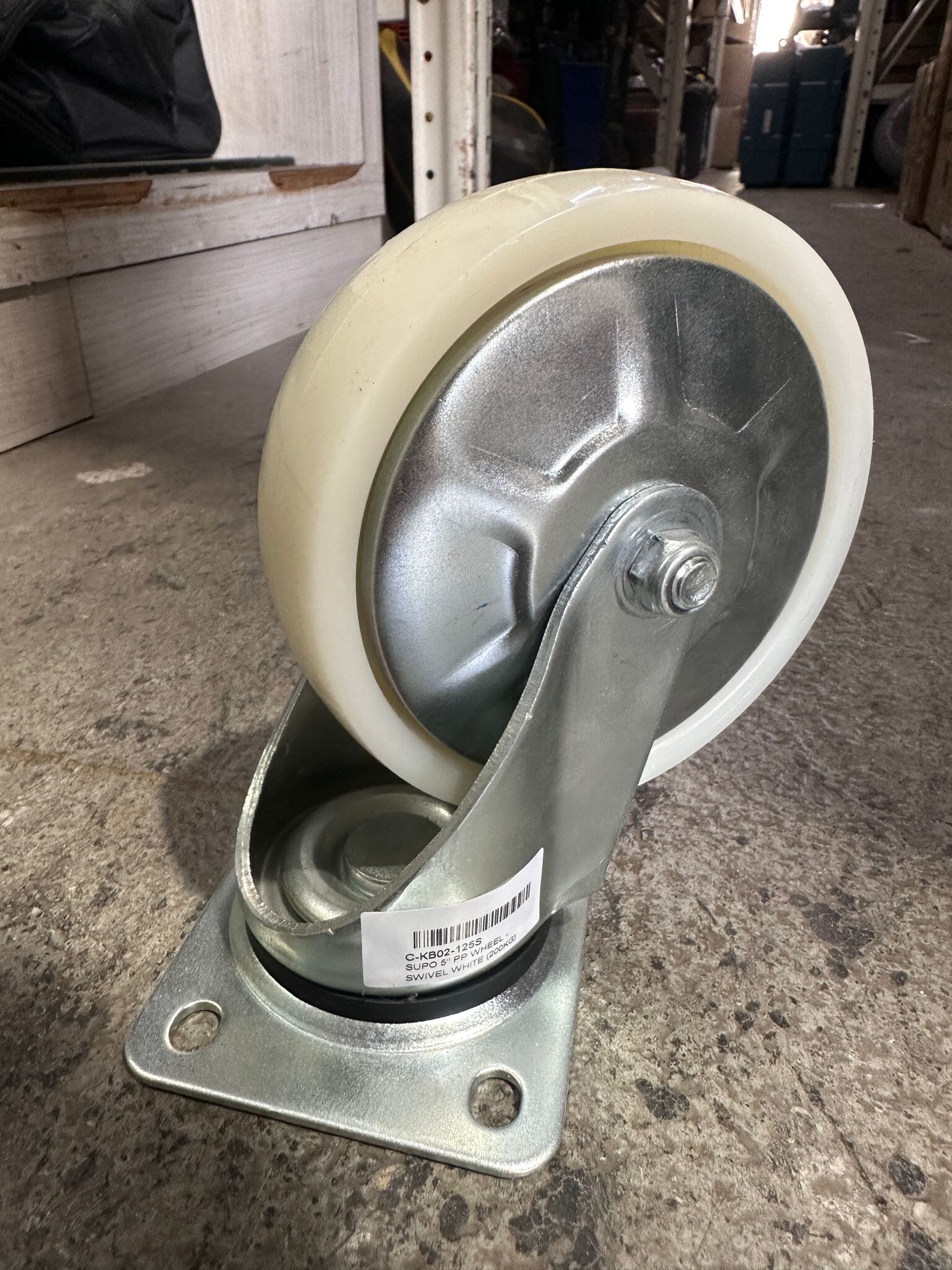 Supo White Wheel 1-1/2" - 5"| Model : C- | Type : Swivel , Brake or Ri