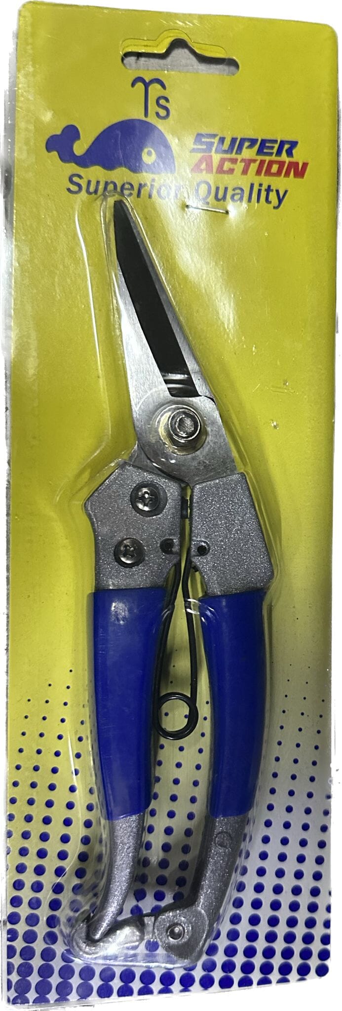 Tiger/Super Action Pruning Shear K8047h (Blue Handle)| Model: SHEAR-K8