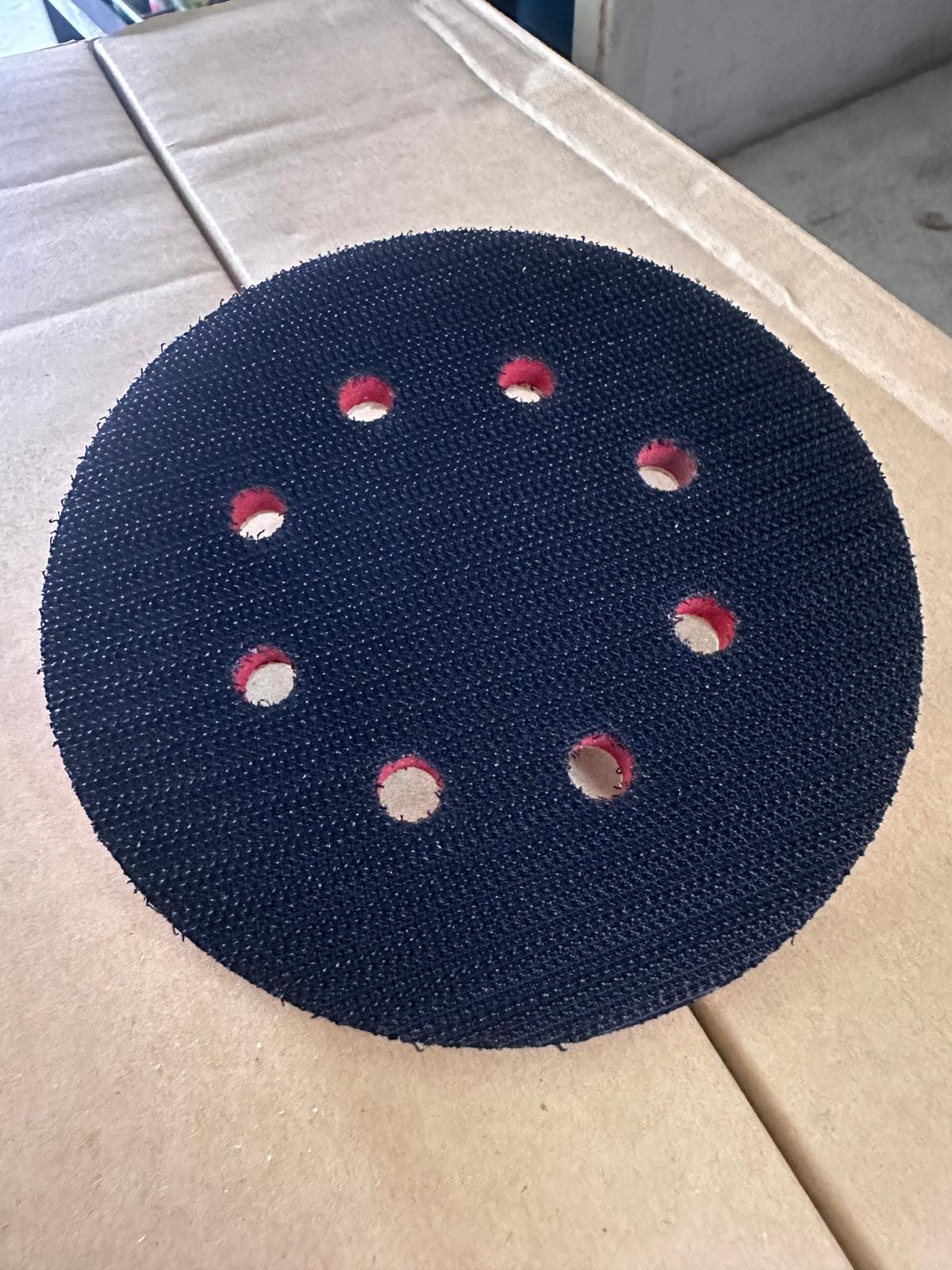 Velco Rubber Pad 5" 5 Holes M6 Male Thread | Model : PAD-V5-5H