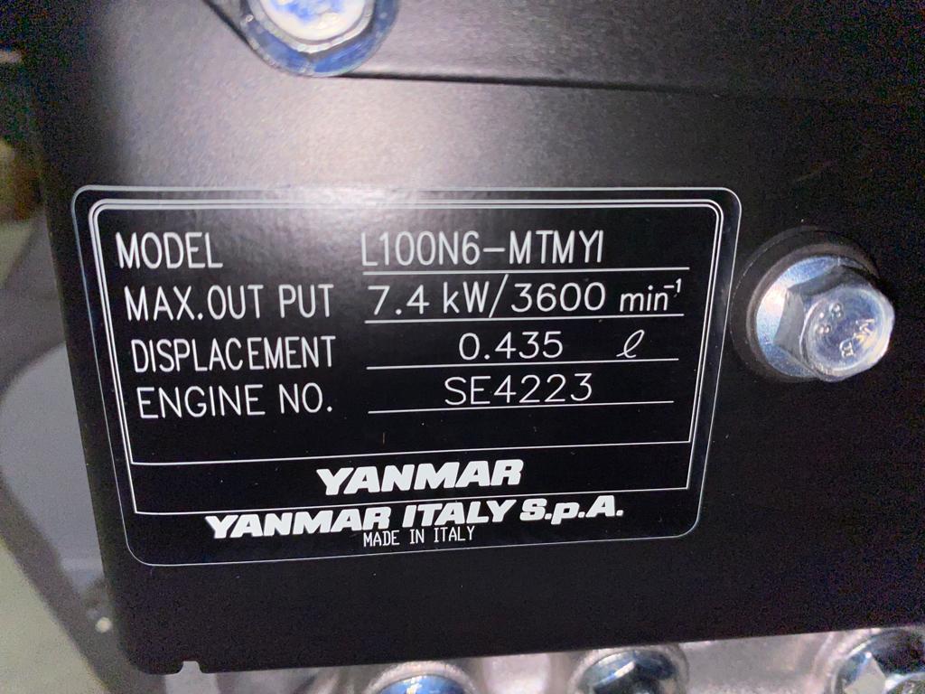 Yanmar 4Stroke Air - Cooled , Diesel Engine L100 (Manual) | Model : L1